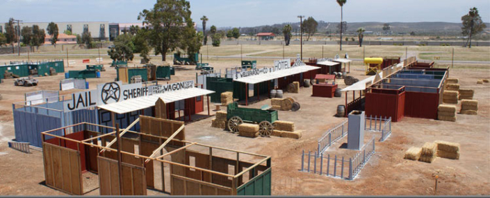 Paintball Wild West Town Field Design – Money Paintball Global